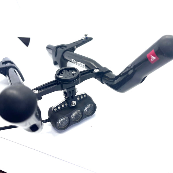 Dual Connection Aero Bar Bike Computer and GoPro / kLite Mount Kit ...